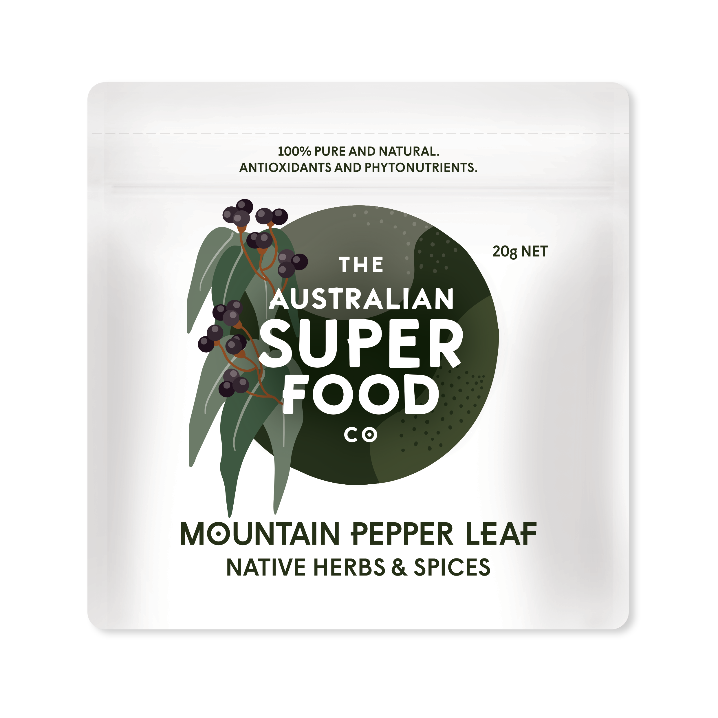Fine Mountain Pepper Leaf - 20g – Aus Superfood Co