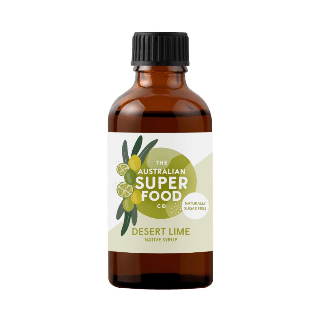 Desert Lime Native Syrup 1:2 - 50ml – Aus Superfood Co